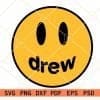 Drew Smiley face SVG, Drew svg free, Happy Face Svg free, Justin Bieber ...