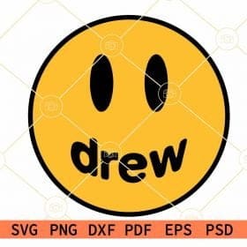 Drew Smiley face SVG, Drew svg free, Happy Face Svg free, Justin Bieber ...