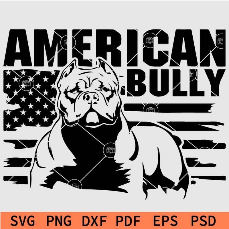 American bully Svg, Bull Dog SVG, American flag bull dog svg, stressed ...