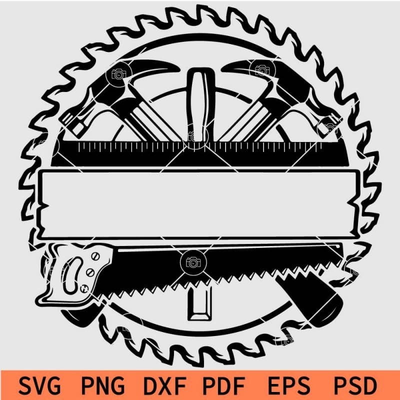 Builder Tools Monogram svg, house repair svg, carpenter svg ...