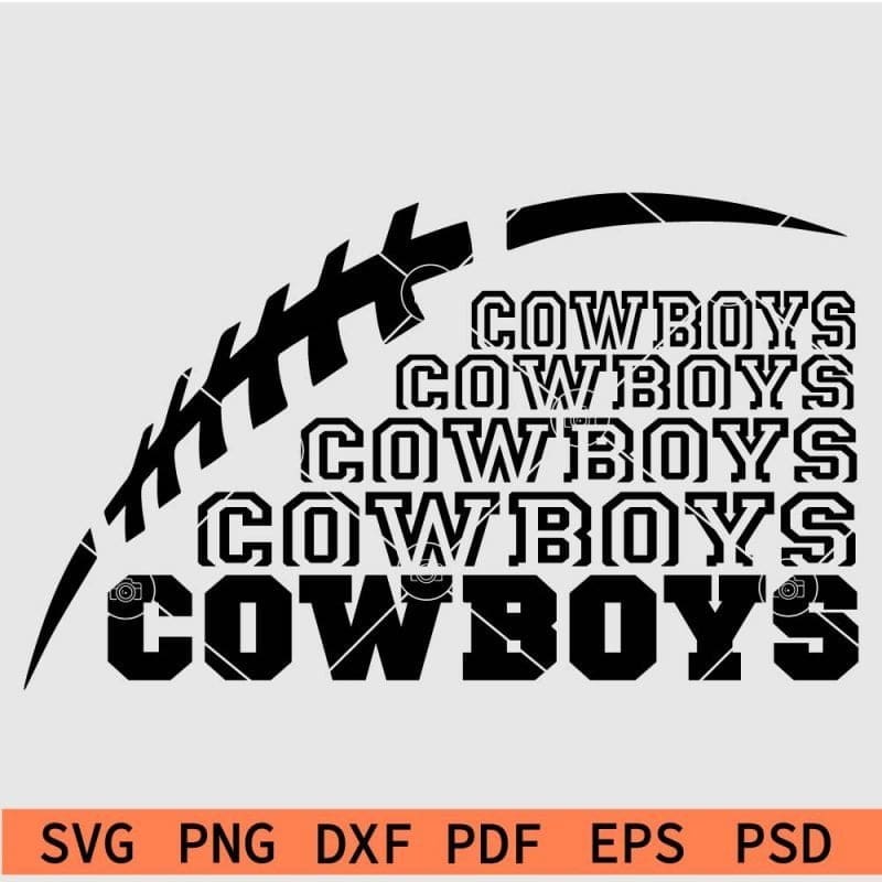 Dallas Letter D Leopard Prints SVG, Dallas D Football Ball SVG, Dallas ...