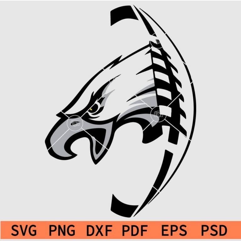 screaming eagle Football svg, eagles Football svg, the eagles svg, go ...