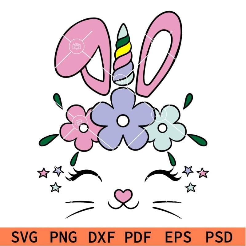 Floral Unicorn SVG, Floral Unicorn Vector SVG, Unicorn with flowers SVG Floral Unicorn SVG, Floral Unicorn Vector SVG, Unicorn with flowers SVG