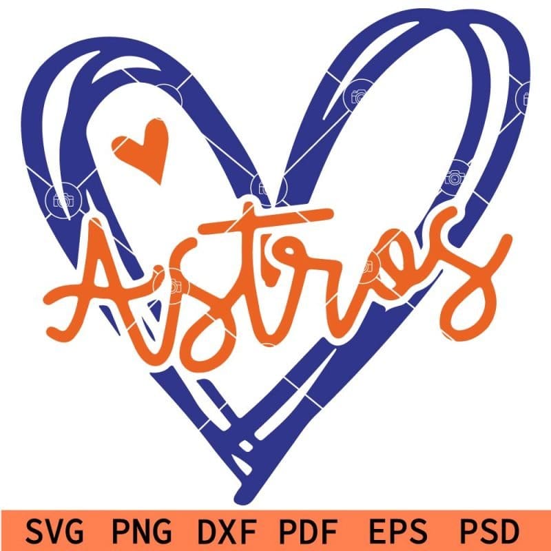 Astros love symbol svg, Heart Symbol Astros SVG, Houston Astros heart ...