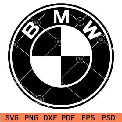 BMW Logo SVG, BMW Car Logo SVG, BMW Official Logo Black SVG