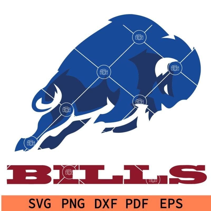 Team Bills SVg, go bills svg, Buffalo Bills Logo SVG, the Buffalos SVG