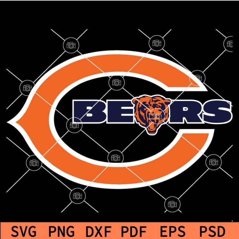 Chicago bears Logo SVG, Chicago Bears SVG, Football SVG, The Bears SVG ...