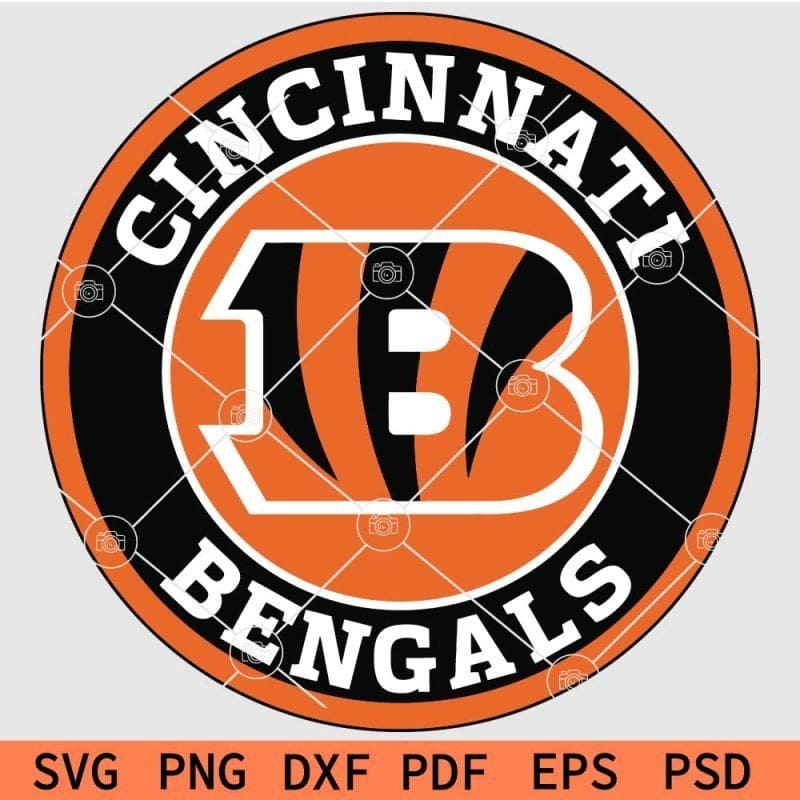 Cincinnati Bengals Logo SVG, Bengals Love SVG, Cincinnati Bengals SVG ...