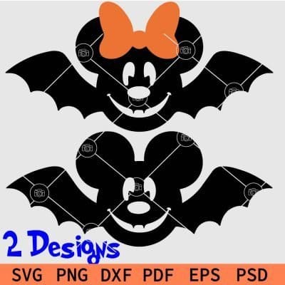 Halloween Bat SVG, Bat Silhouette SVG, Bat Vector SVG