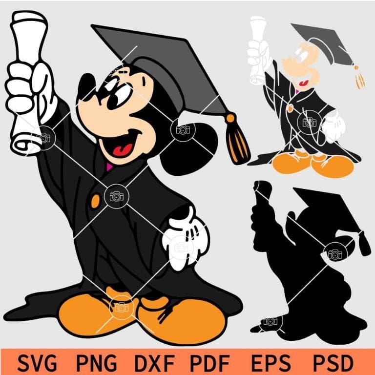 Mickey Kindergarten Grad 2024 svg, Kindergarten Grad Mickey 2024 SVG ...