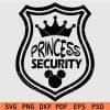 Disney Princess Secrity SVG, Mickey Princess Security SVG, Princess ...