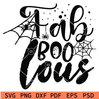 Faboolous Teacher Outline SVG, Boo Teacher SVG, Halloween Teacher SVG
