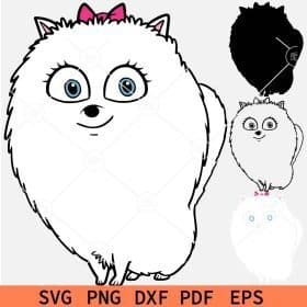 Layered Gidget the Secret Life of Pets SVG, The Secret Life of Pets ...