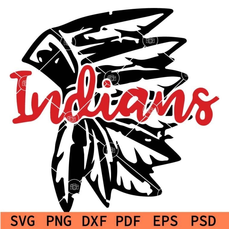 Indians SVG, Team Indians SVG, Go Indians SVG