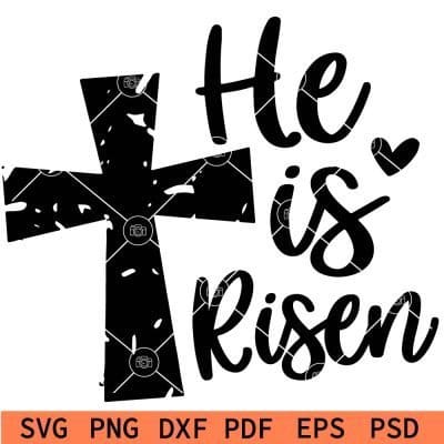 He is risen Cross svg, Jesus Christ Love svg, Resurrection svg