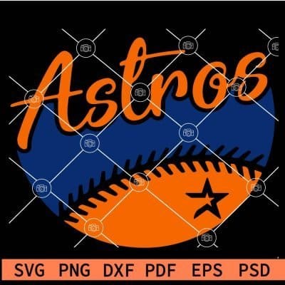 Astros Baseball for Back Background SVG, Astros Team SVG, Baseball ...