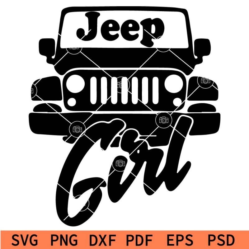 Jeep Girl SVG, Jeep Face SVG, Jeep SVG