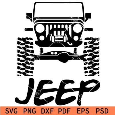 Jeep Monster SVG, Monster Jeep SVG, Jeep SVG