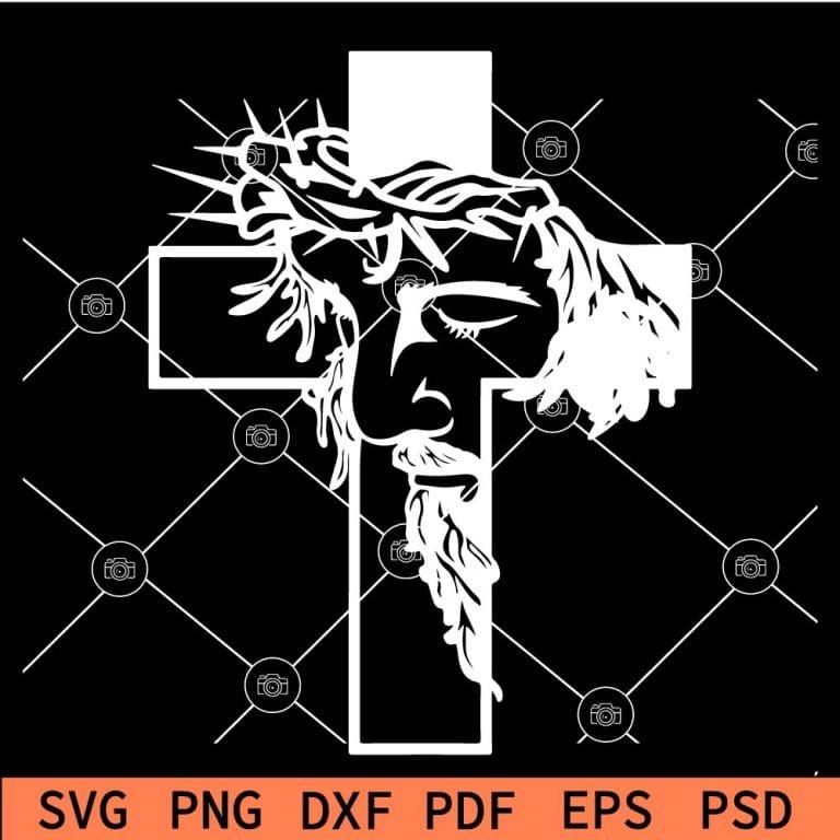Crucifix SVG, Christian Cross SVG, Jesus Cross SVG