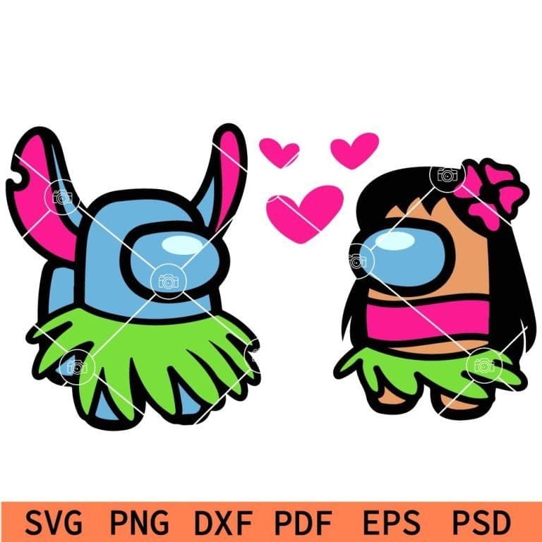 Lilo and Stitch among us SVG, Among us Lilo & stitch SVG, Lilo and ...