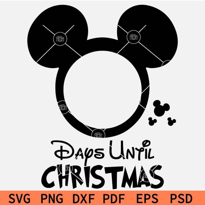 Days Until Christmas Mickey SVG, Mickey Christmas Countdown SVG