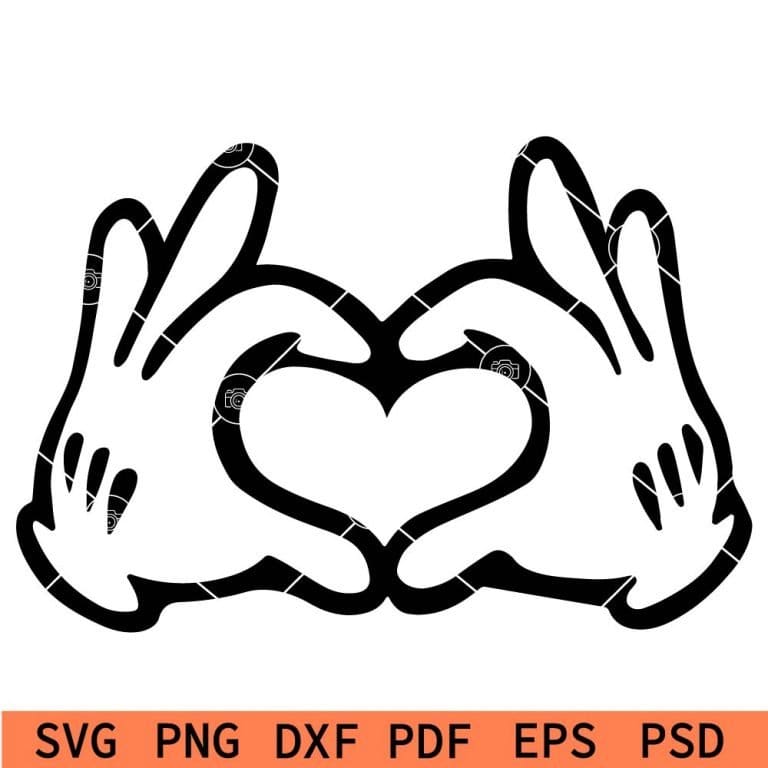 Black Mickey Mouse Vector SVG, Standing mickey silhouette SVG, Disney ...