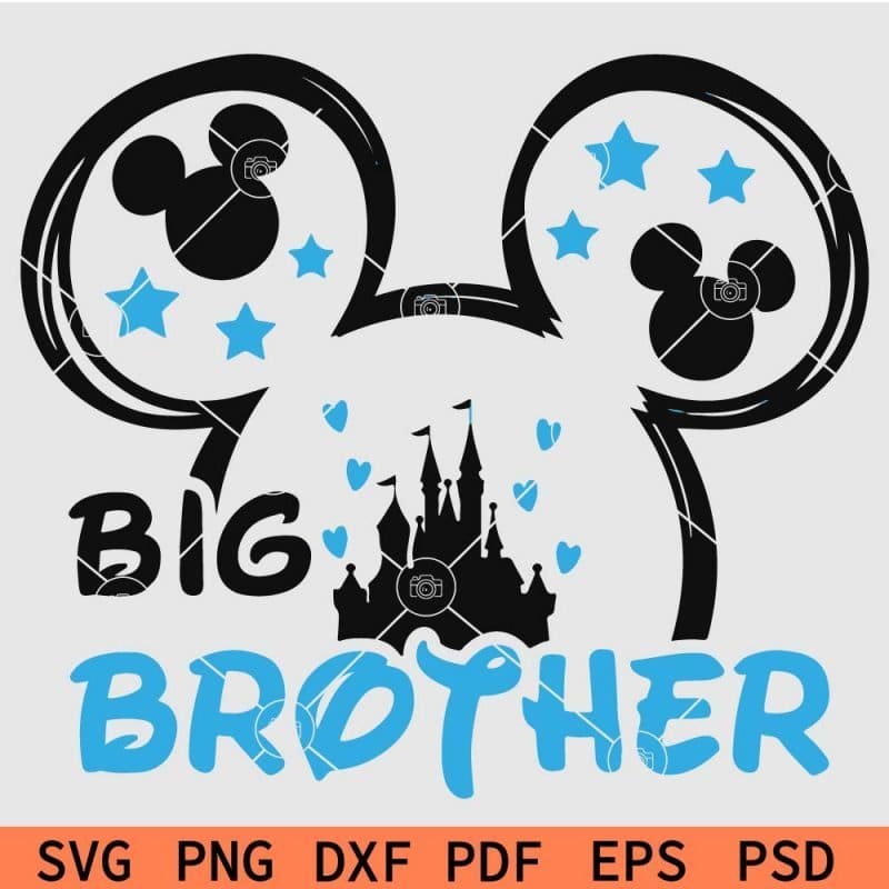 Mickey Mouse Big Brother Svg, Disney Big Brother SVG