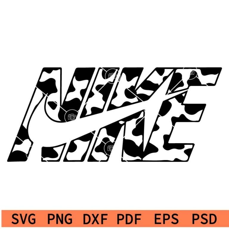 Nike Logo Inside Phrase leopard Prints SVG, Official NIKE Logo SVG ...