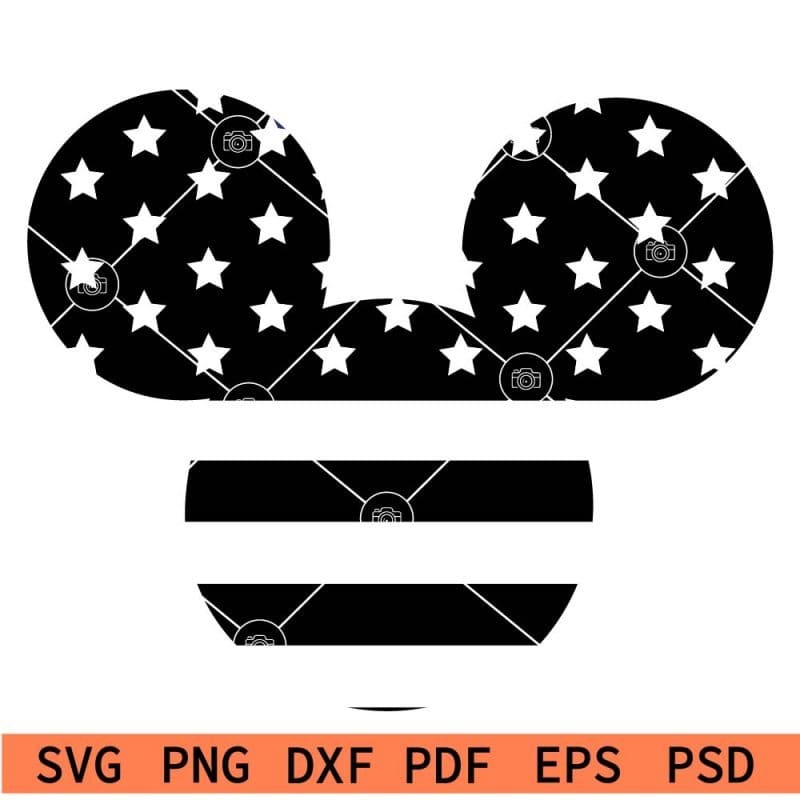 4th of July Mickey SVG, Independence Day Mickey mouse SVG, Patriotic ...