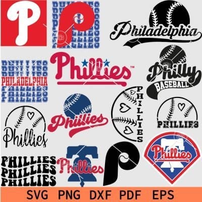 Philadelphia phillies svg bundle, Philadelphia phillies bundle svg ...