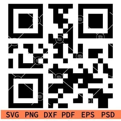 QR code svg, scanner code svg, commodity code svg, product code svg