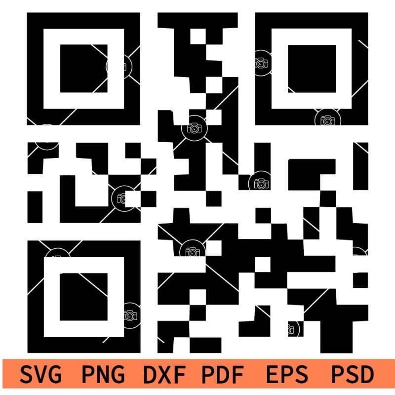 QR code svg, scanner code svg, commodity code svg, product code svg