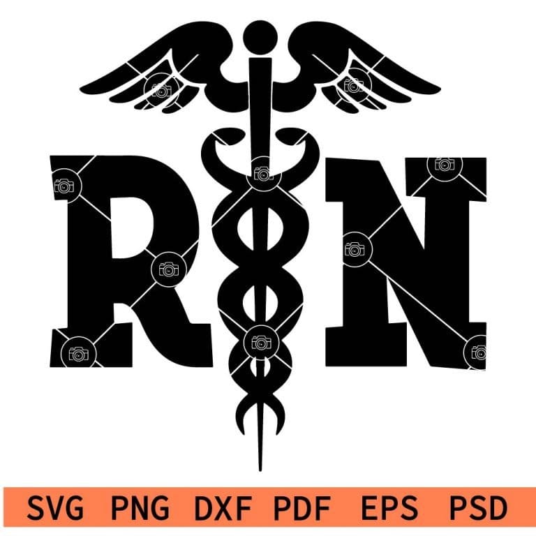 Registered Nurse Medical Symbol svg, Nurse SVG, Nurse Life SVG