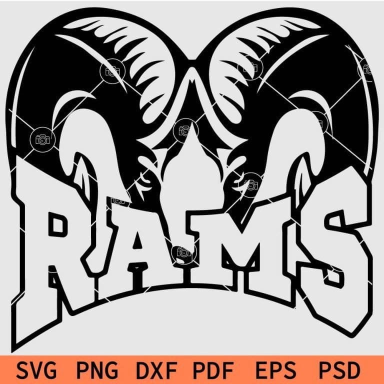 Rams svg, , Rams mascot svg, Rams logo SVG png, Ram Head svg, School ...