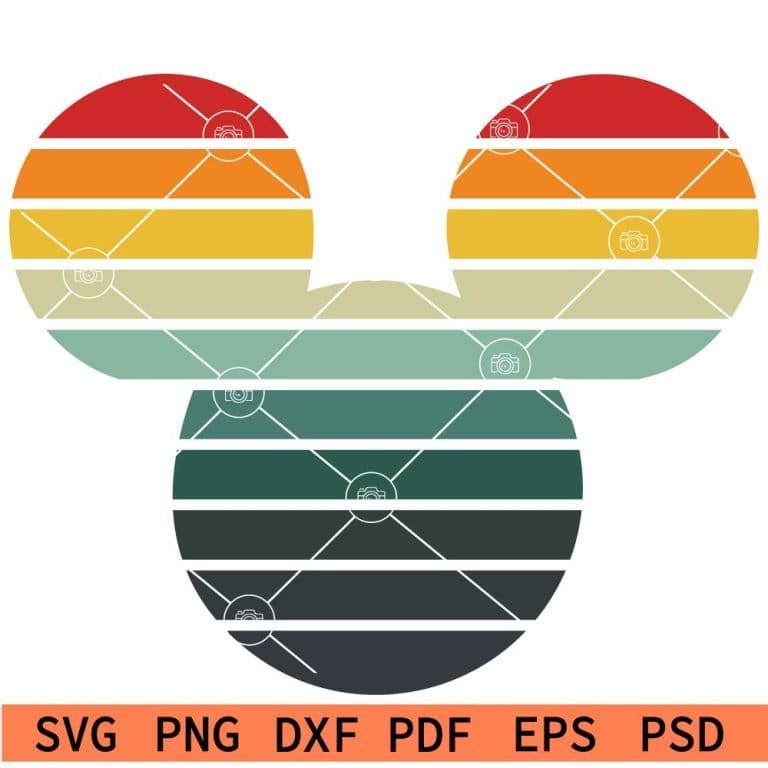 Black Disney Sketch SVG, Black Mickey Mouse Vector SVG, Standing mickey ...