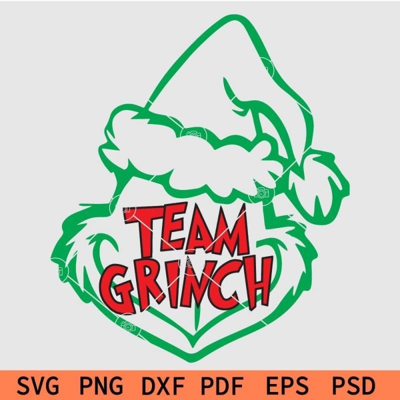 Team Grinch SVG, Team Grinch Merry Grinchmas SVG, Christmas Grinch SVG