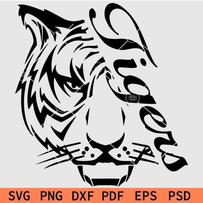 Tigers svg, Tiger head svg , Tigers Monogram svg, Tigers Stencil svg ...