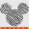 Disney Zebra Prints SVG, Mickey Zebra Prints SVG, Disney Animal Prints ...
