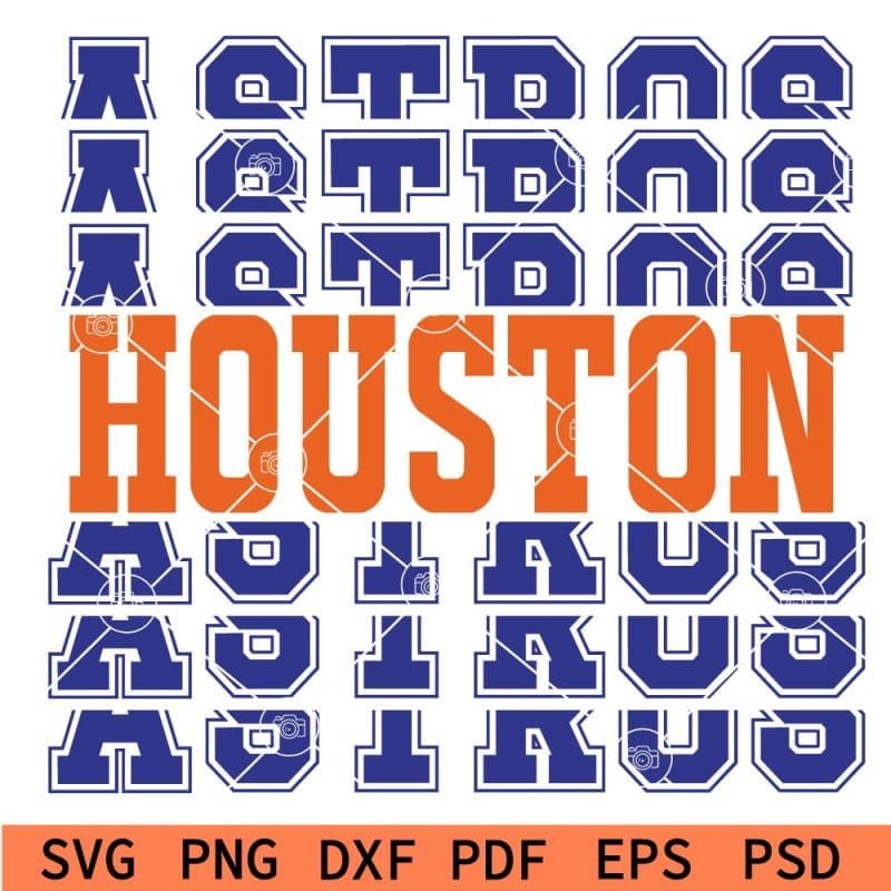 Astros houston stacked svg, Stacked Houston Astros SVG, The astros SVG