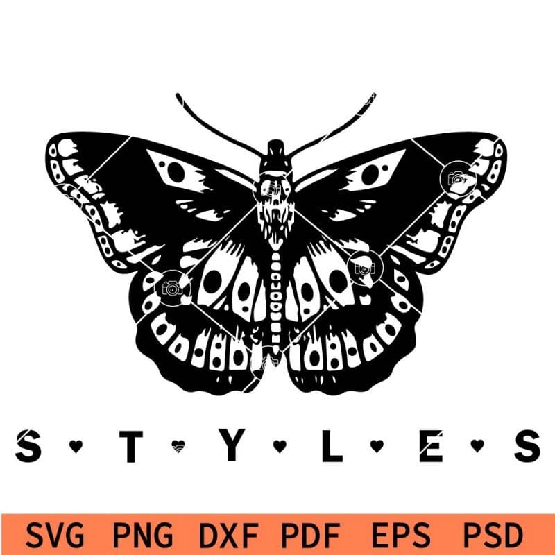 Harry styles Butterfly svg, Willow Hudson SVG, TPWK SVG