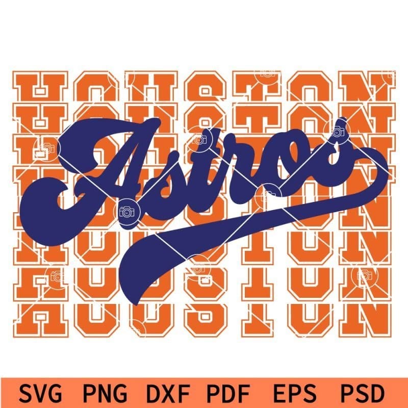 Stacked Houston Astros SVG, Astros houston stacked svg, the astros SVG