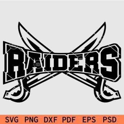 Raiders svg, The Raiders SVG, Go Raiders SVG, Raiders mascot SVG ...
