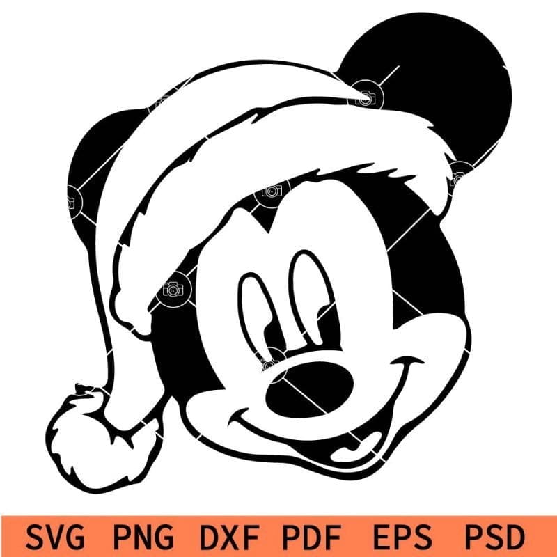 Mickey Mouse Outline SVG, Mickey Sketch Vector SVG, Disney Sketch SVG