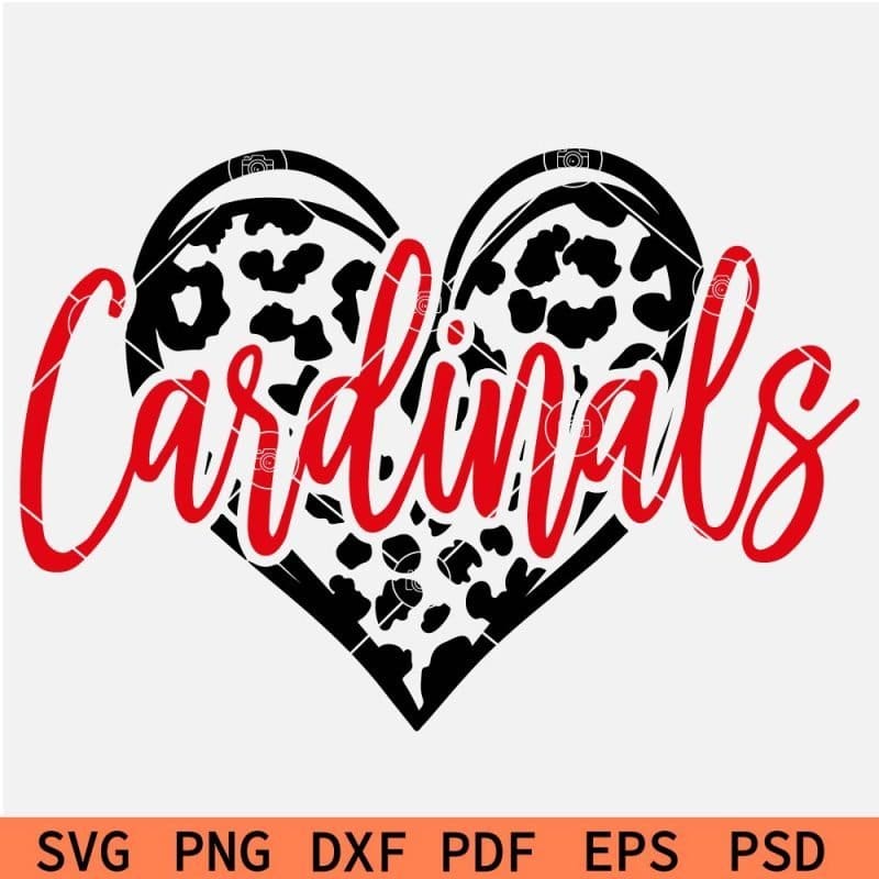 Phillies Through Leopard Prints Heart Symbol SVG, Phillies Heart Symbol SVG