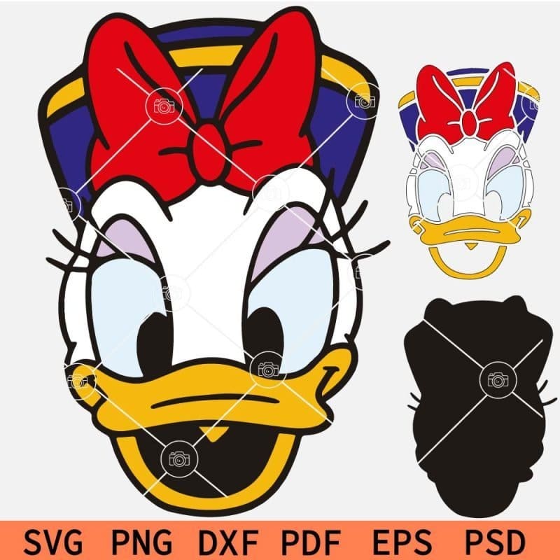 Cruise duck svg, Captain Donald Duck svg, Sailor Duck with Bow SVG