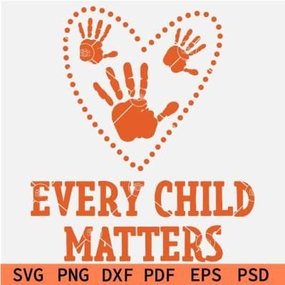 Every child matters hand and feather SVG, Child Welfare Day Celebration ...