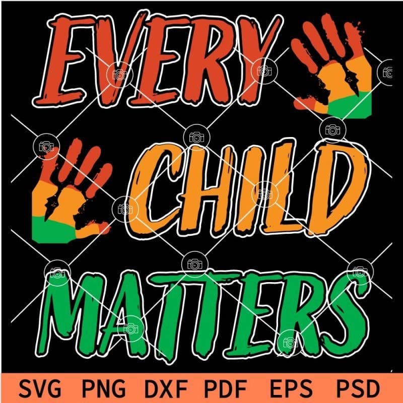 Child Welfare Day Celebration hand Colored SVG, Every Child Matters ...