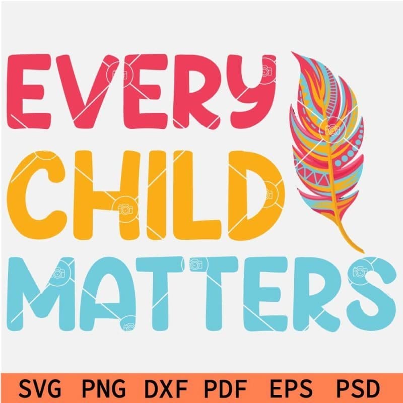 Every Child Matters Feather SVG, Every Child matters Logo SVG