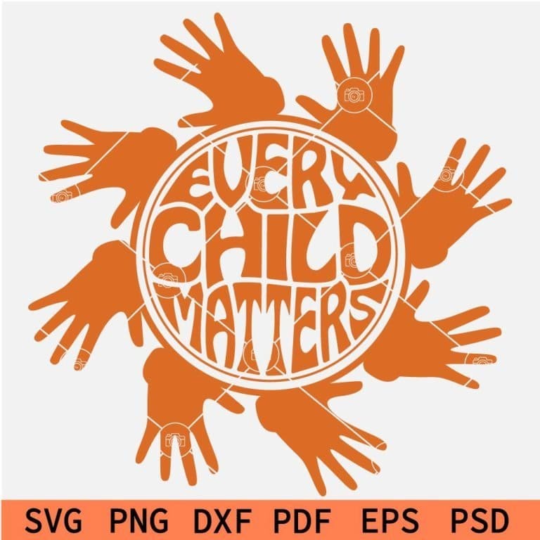 Every Child Matters Hands SVG, Every Child matters Logo SVG