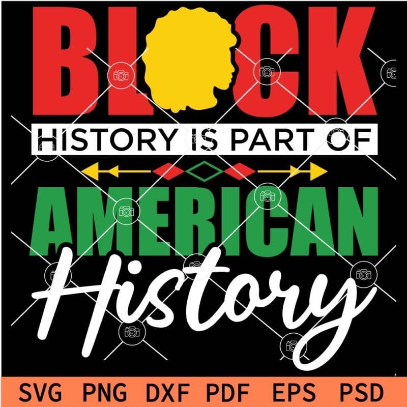 Black History is Part of American History SVG, Black History is Part of ...